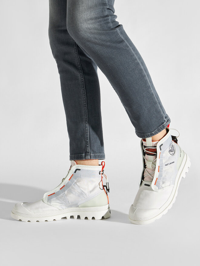 Trapery Palladium Pampa Travel Lite 77039-116-M Biały | eobuwie.com.pl