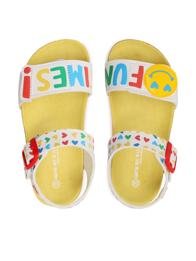 Sandalen Agatha Ruiz de la Prada 232963 D Weiß | eschuhe.de