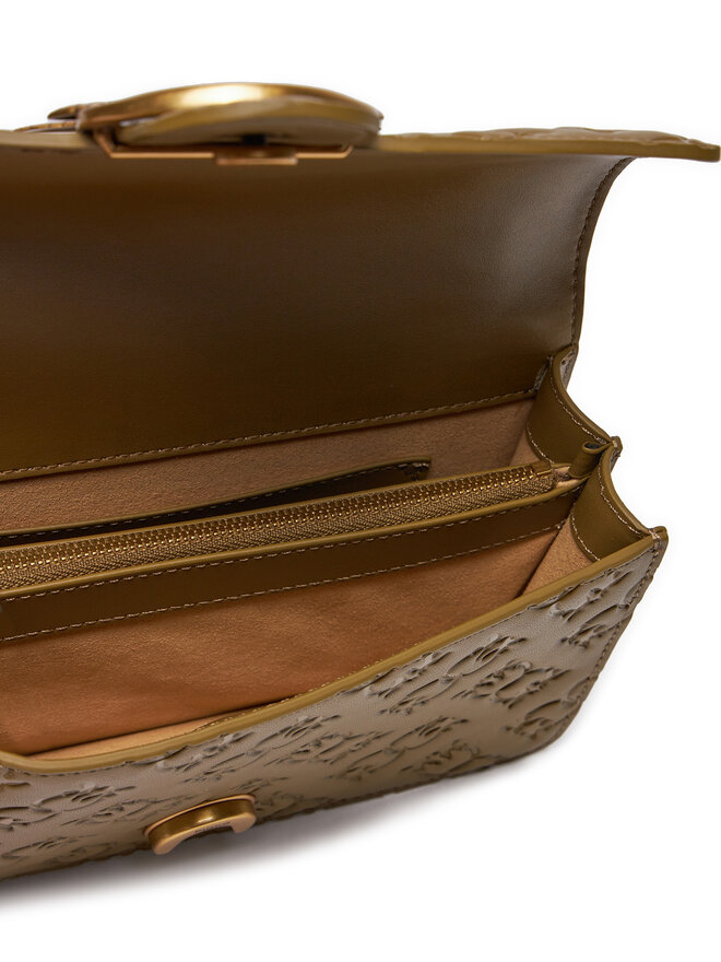 Geantă Pinko Love One Mini Dc 100074 A1YB V68Q Maro | epantofi.ro