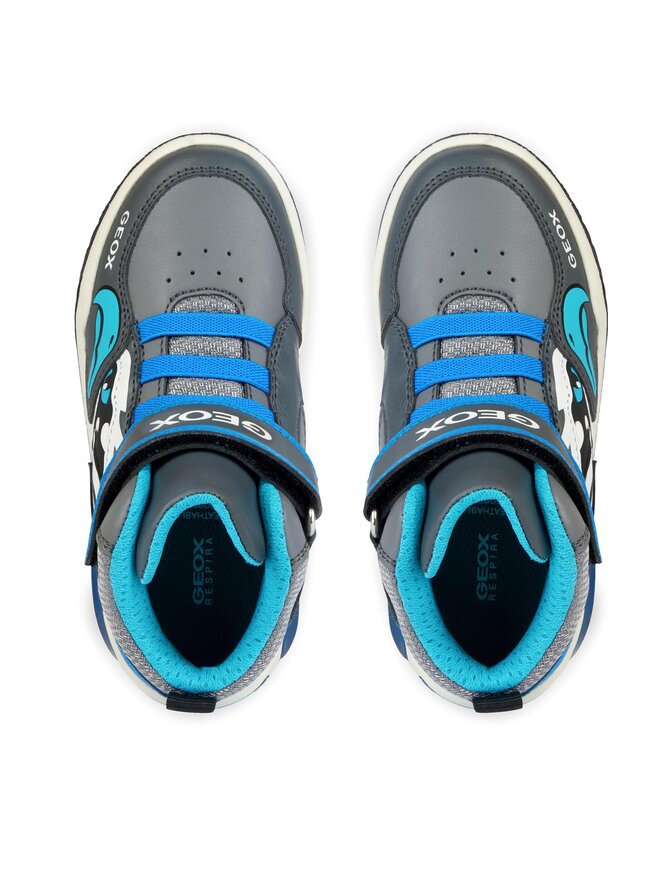 Sneakers Geox J Inek Boy J369CB 0BU11 C0415 D Grau | eschuhe.de