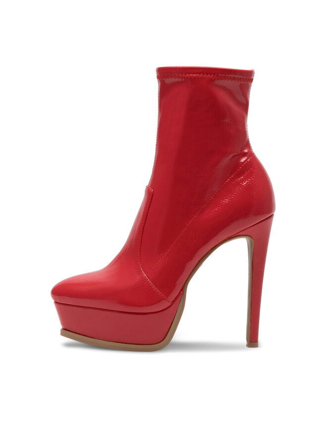 Botki Nine West SIDRA SJ1450-1 Czerwony | eobuwie.com.pl