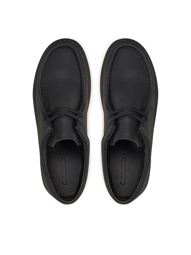 Mokassins Calvin Klein Apron Lace Up Lth HM0HM01531 Schwarz | eschuhe.de