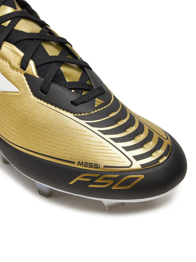 Zapatos de fútbol adidas F50 Pro Messi Firm Ground JI2502 Oro | zapatos.es