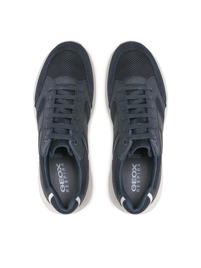 Sneakers Geox U Damiano U35ANA014EKC4002 Dunkelblau | eschuhe.de