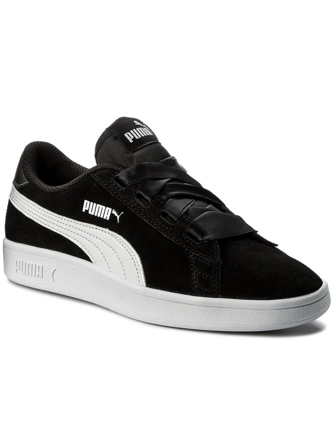 Zapatillas Puma Smash V2 Ribbon Jr 366003 01 Negro | zapatos.es