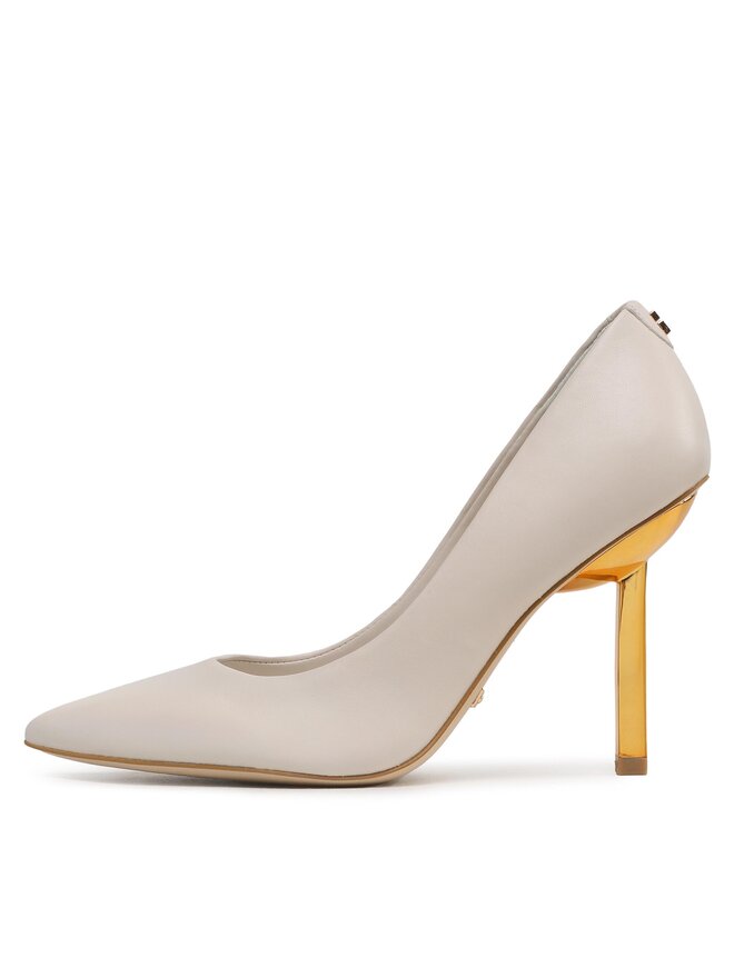 High Heels Guess Cianci FL7CNC LEA08 Écru | eschuhe.de