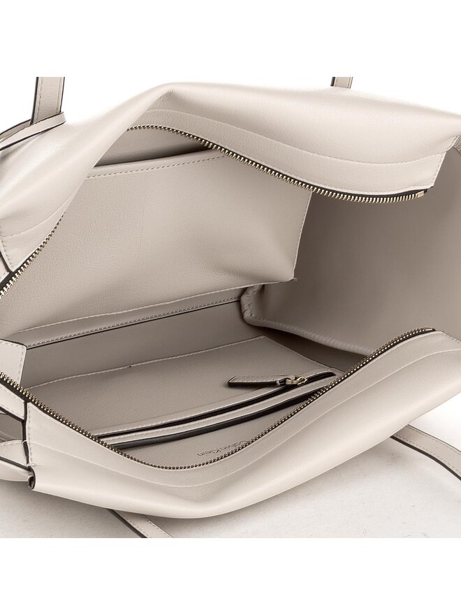 Handtasche Calvin Klein Frame Large Shopper K60K603977 Beige | eschuhe.de