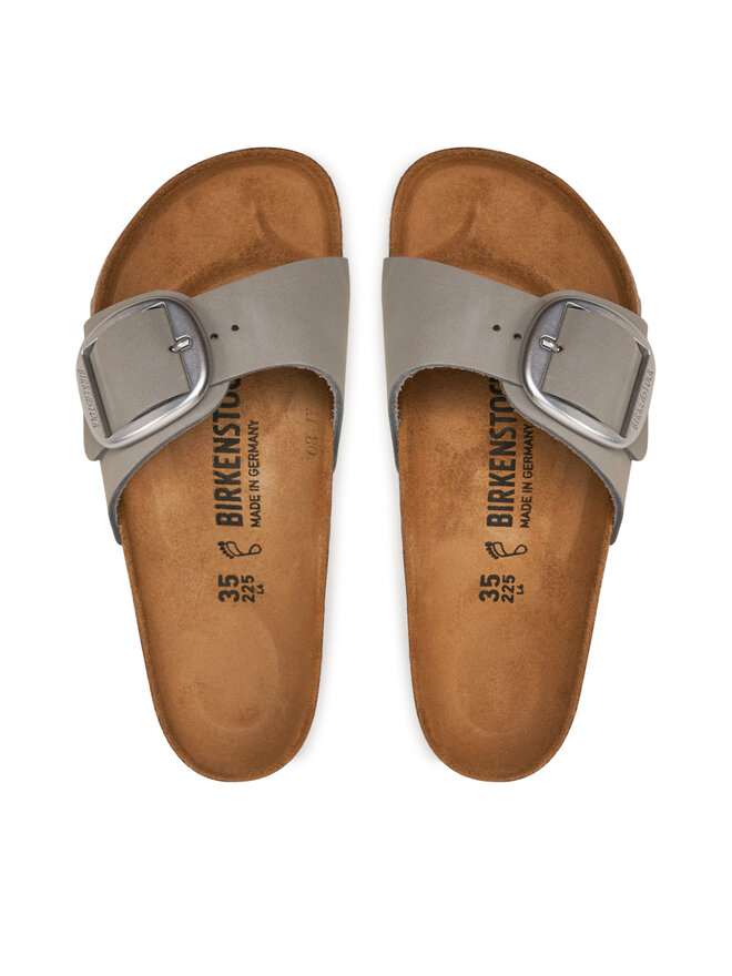Şlapi Birkenstock Madrid Big Buckle 1021707 Gri | epantofi.ro