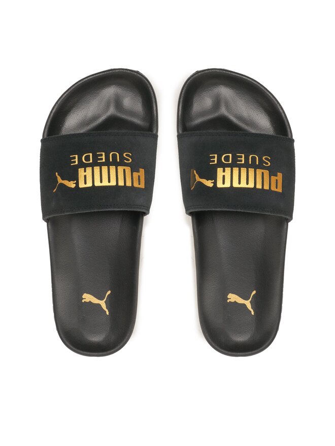 Pantoletten Puma Leadcat 2.0 Suede Classic 38487201 Schwarz | eschuhe.de