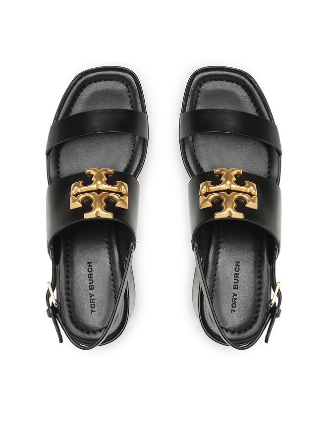Sandalen Tory Burch Eleanor Heel 136544 Schwarz | eschuhe.de