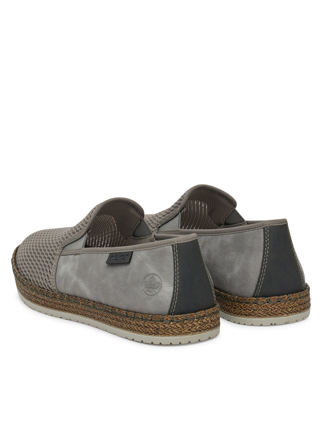 Polobotky Rieker B5265-43 Šedá | eobuv.cz