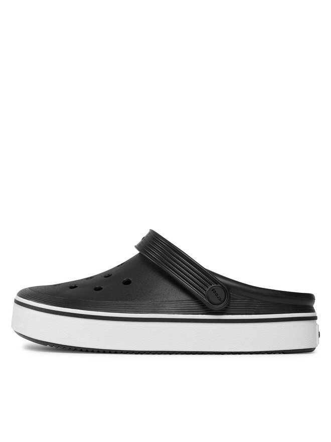 Klapki Crocs Crocs Crocband Clean Clog 208371 Czarny | eobuwie.com.pl