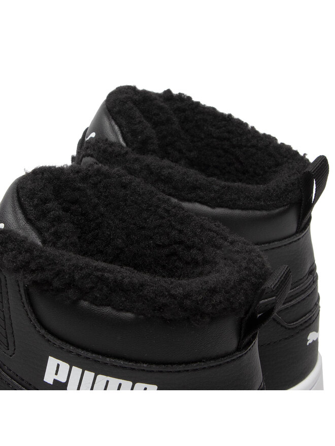 Sneakers Puma Rebound Joy Fur Jr 375477 01 Negru | epantofi.ro