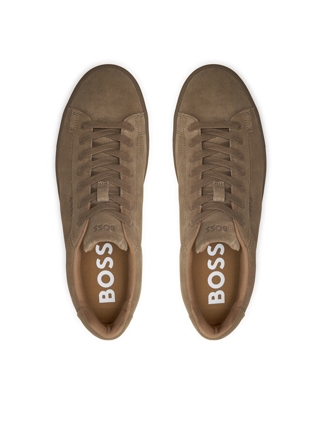 Sneakers Boss Rhys Tenn Sdst 50517299 Braun | eschuhe.de