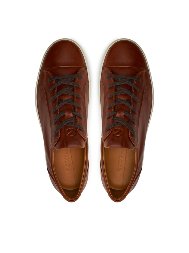 Sneakersy ECCO Soft 7 M 47036402053 Brązowy | eobuwie.com.pl
