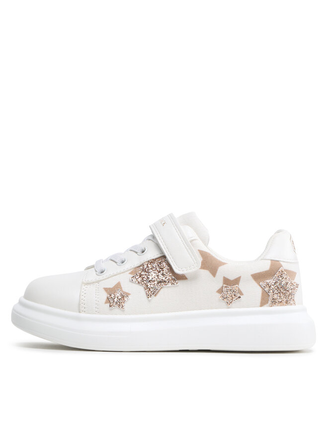 Sneakers Lumberjack 1 VELCRO AND ELASTIC LACE SNEAKER Alb | epantofi.ro