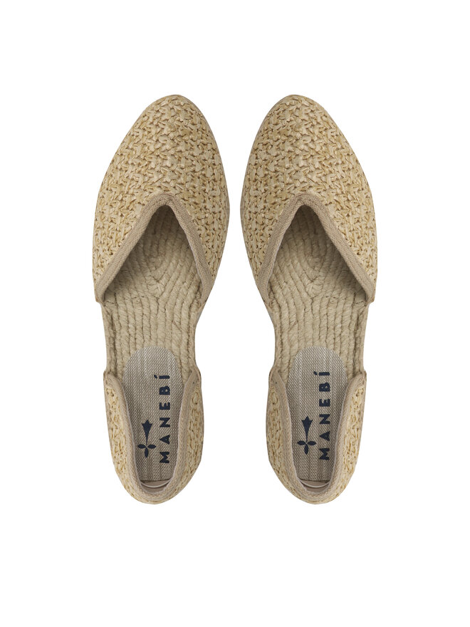 Alpargatas Manebi Open-Side Flats V 2.7 O0 Beis | zapatos.es