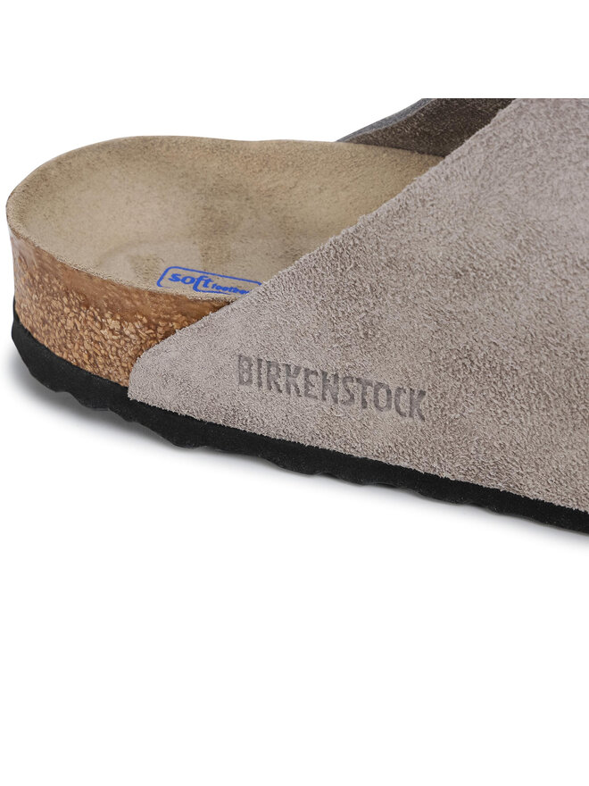 Pantoletten Birkenstock Arizona Bs 1017988 Grau | eschuhe.de