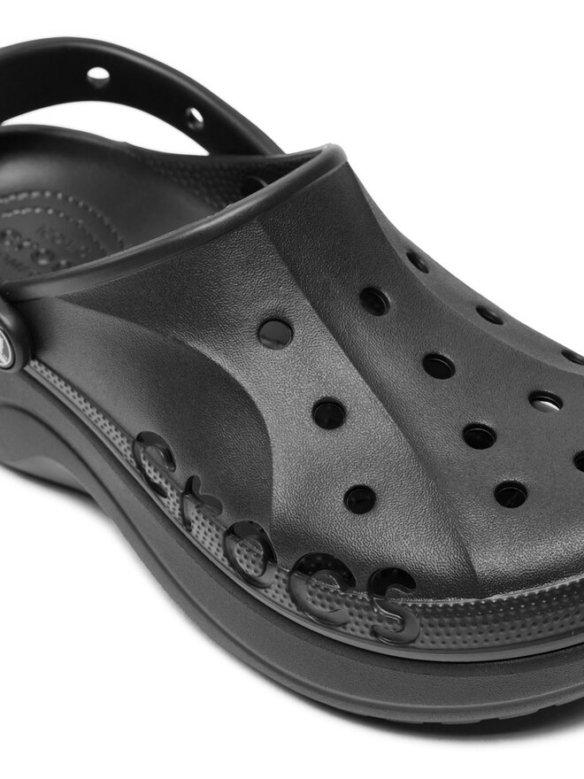 Şlapi Crocs Baya Platform Clog 208186-001 Negru | epantofi.ro
