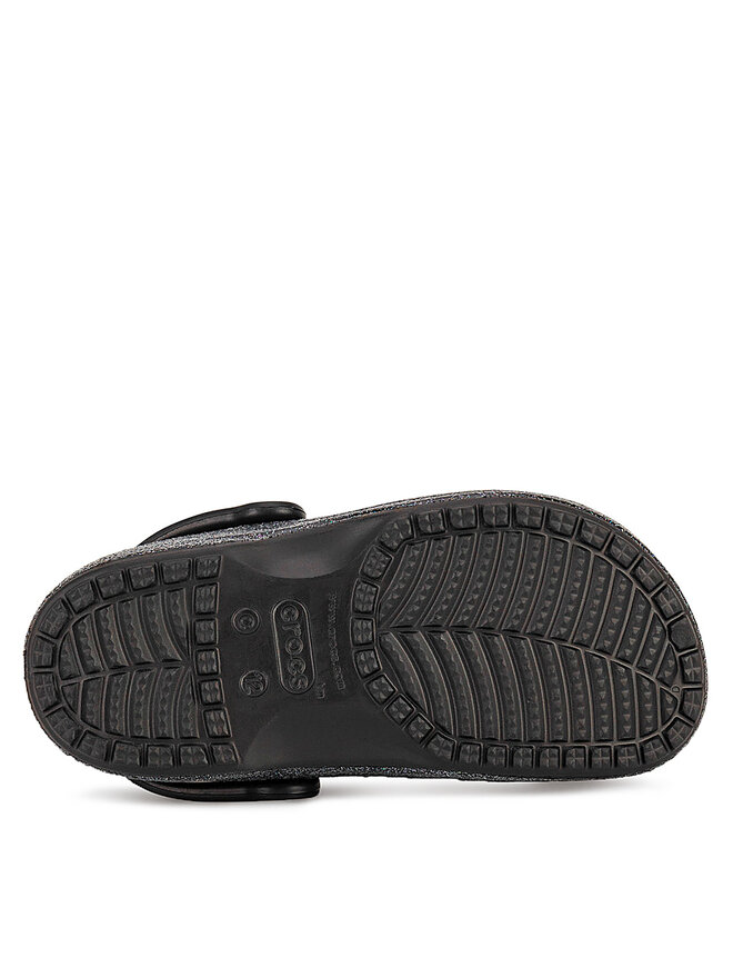 Pantoletten Crocs BAYA GLITTER CLOG 207015-0C4 Schwarz | eschuhe.de