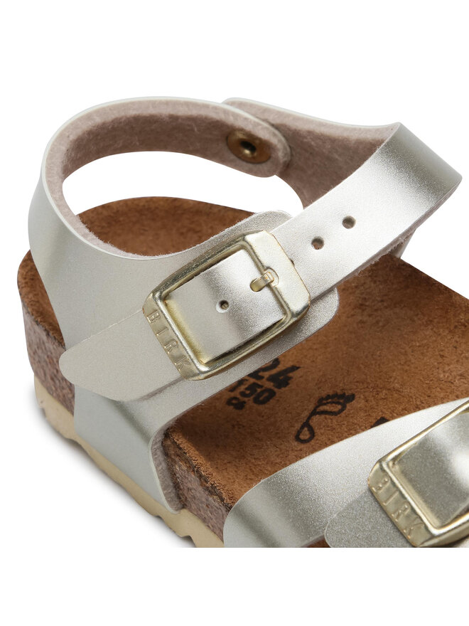 Sandały Birkenstock Rio Kids 1014826 Złoty | eobuwie.com.pl