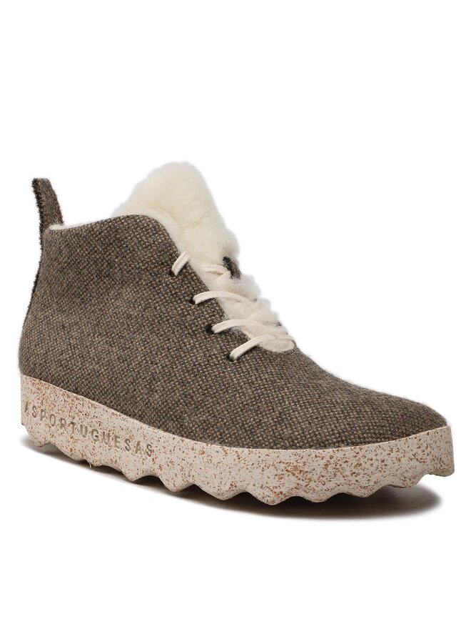 Botines planos Asportuguesas Cake Gris | zapatos.es