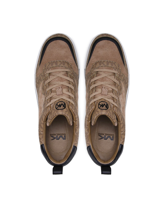 Sneakers MICHAEL Michael Kors Baxter Lace Up 42F2BAFS1B Braun | eschuhe.de