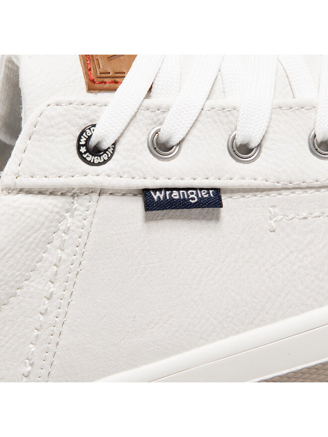 Sneakers aus Stoff Wrangler Clay Vegan WM11121A Weiß | eschuhe.de
