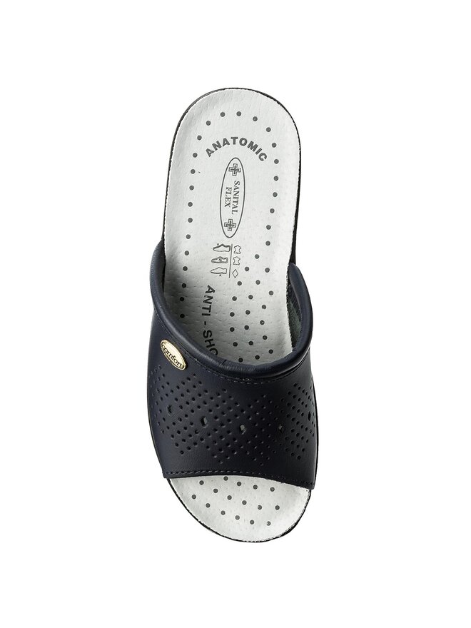 Pantoletten Sanital-Flex 698 Dunkelblau | eschuhe.de