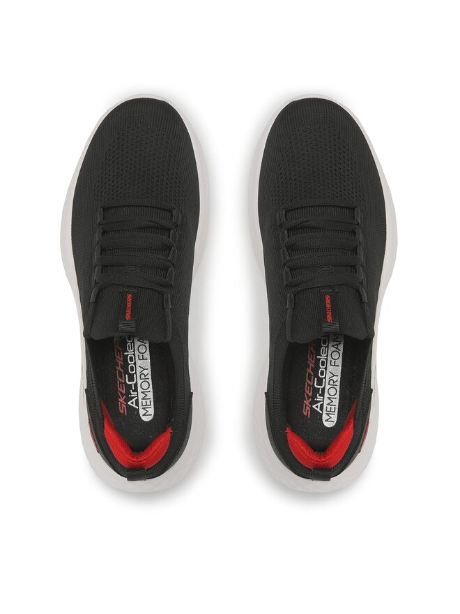 Sneakers Skechers Faint Flair 232593/BKRD Schwarz | eschuhe.de