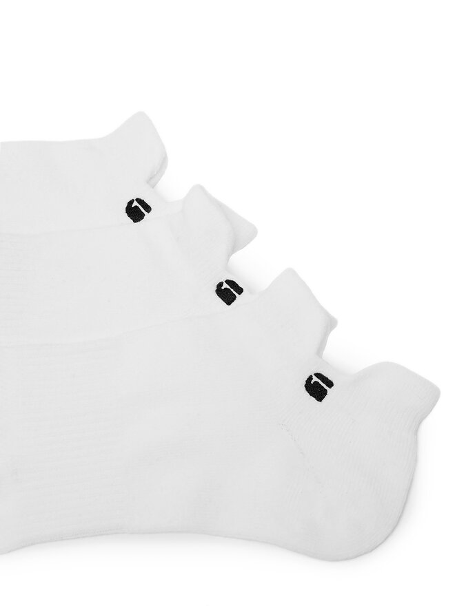 Șosete scurte G-Star Raw AS_G-STAR_S_028_SS25 (3-PACK) Alb | epantofi.ro