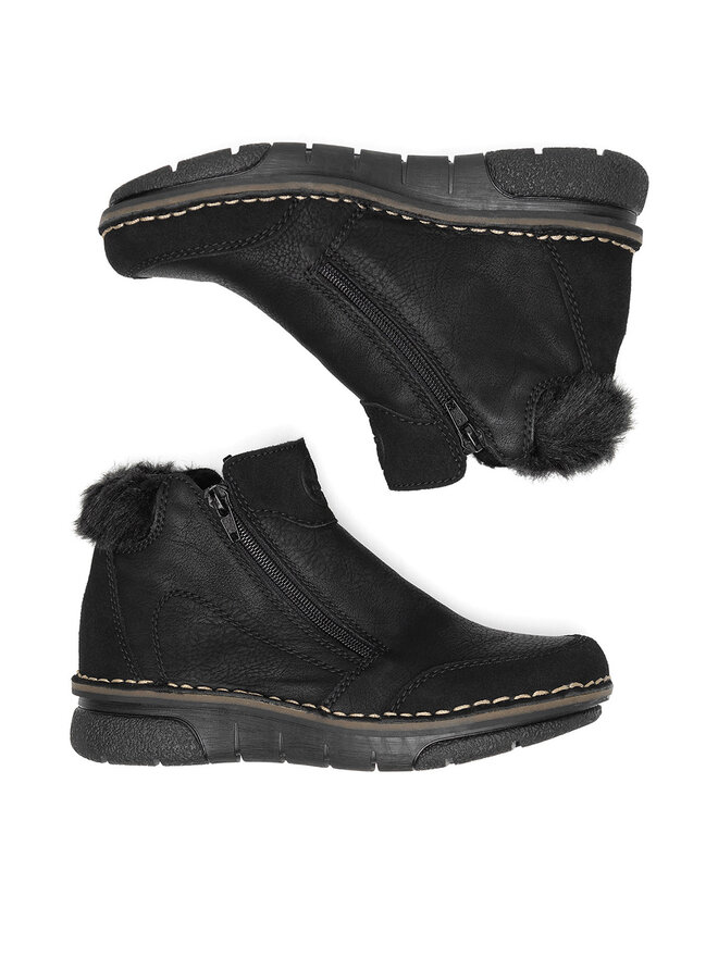 Botine Rieker 73352-00 Negru | epantofi.ro