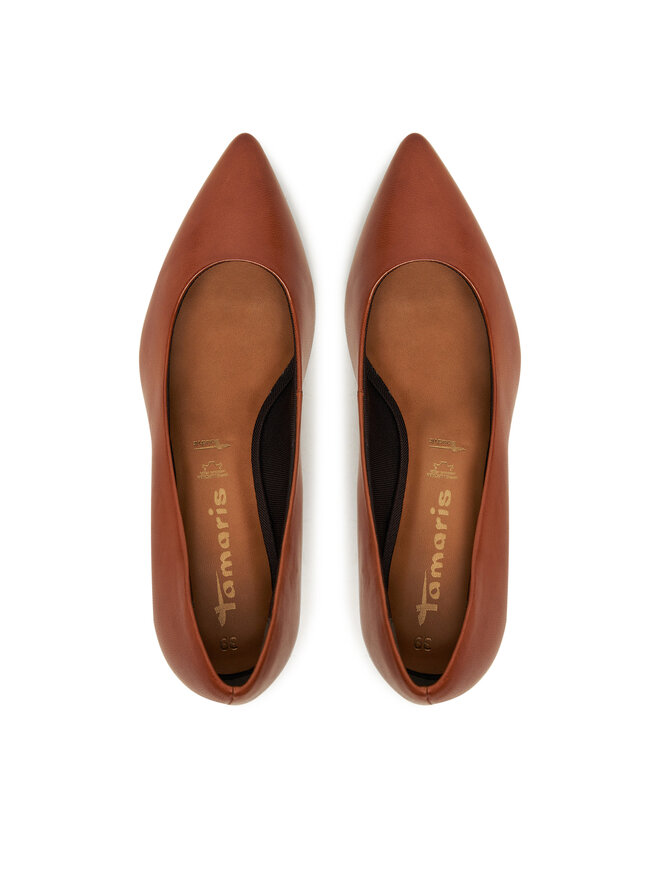 Pantofi cu toc subțire Tamaris 1-22434-41 Maro | epantofi.ro