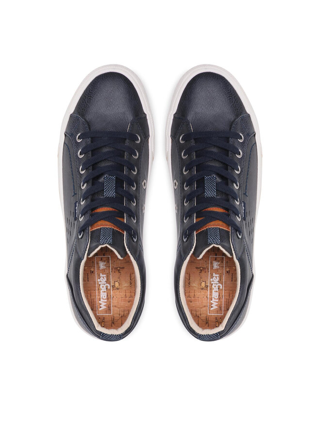 Sneakers Wrangler Clay Vegan WM21040A Dunkelblau | eschuhe.de