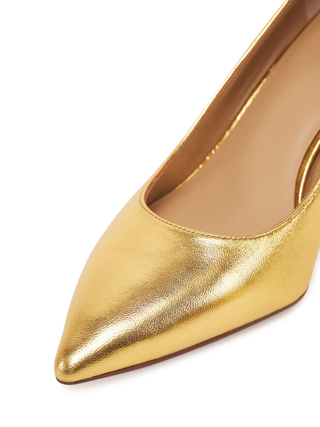 High Heels LAUREN RALPH LAUREN Lanette 802978205001 Goldfarben | eschuhe.de