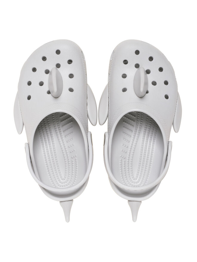 Nazouváky Crocs Classic Iam Shark Clog K 210014 Šedá | eobuv.cz