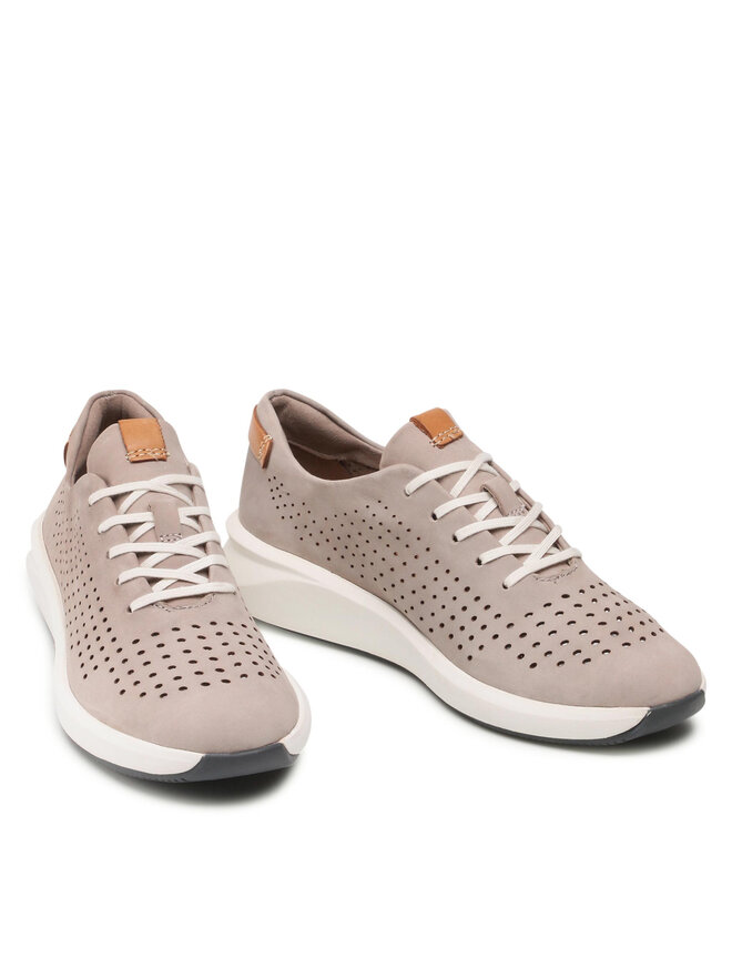 Sneakers Clarks Un Rio Tie 261487164 Grau | eschuhe.de