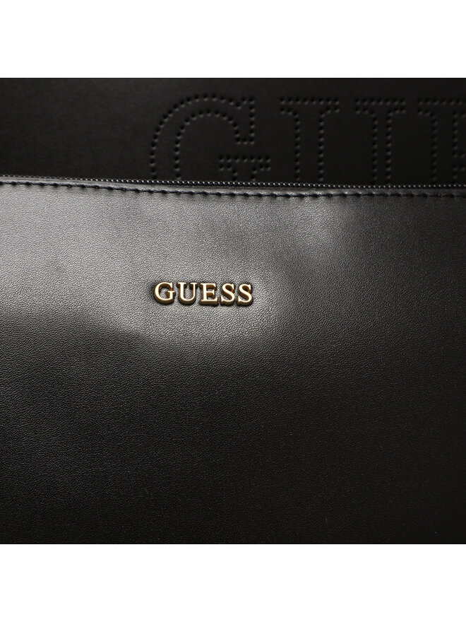 Handtasche Guess Katey Perf (WH) HWWH87 69230 Schwarz | eschuhe.de