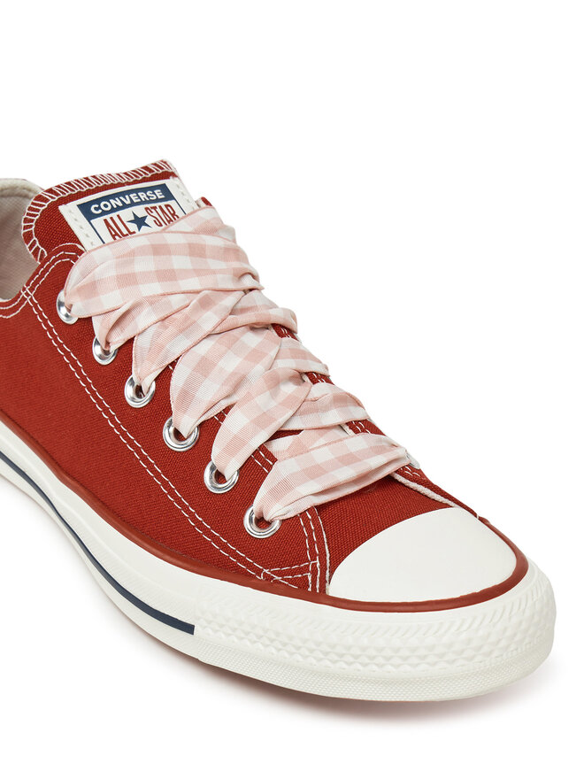 Sneakers aus Stoff Converse Chuck Taylor All Star Gingham A13662C Rot ...