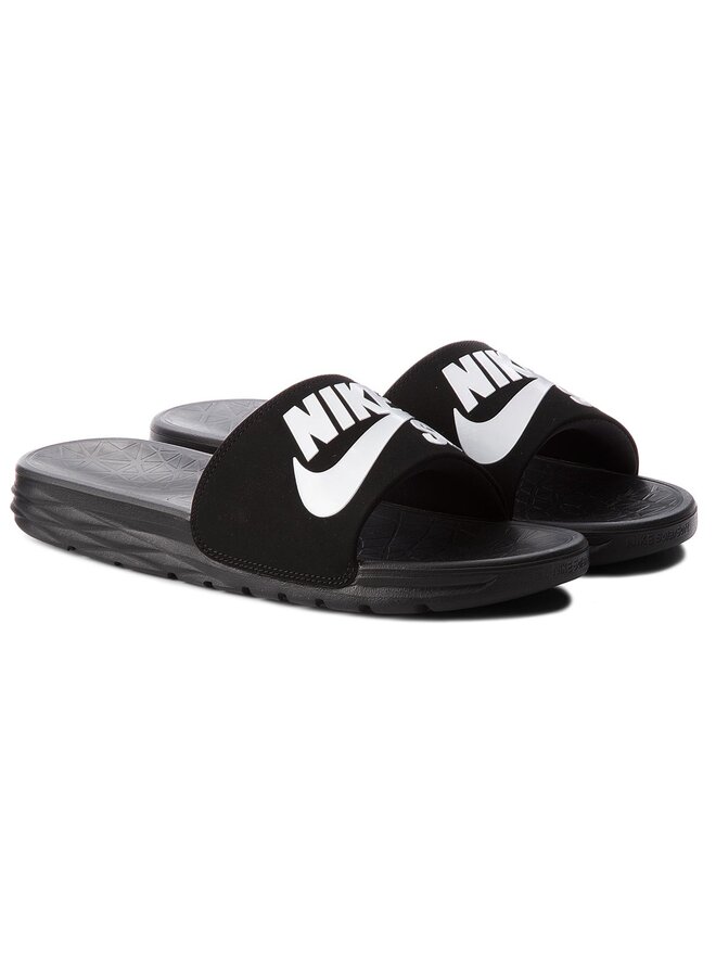 Pantoletten Nike Benassi Solarsoft Sb 840067 001 Schwarz | eschuhe.de