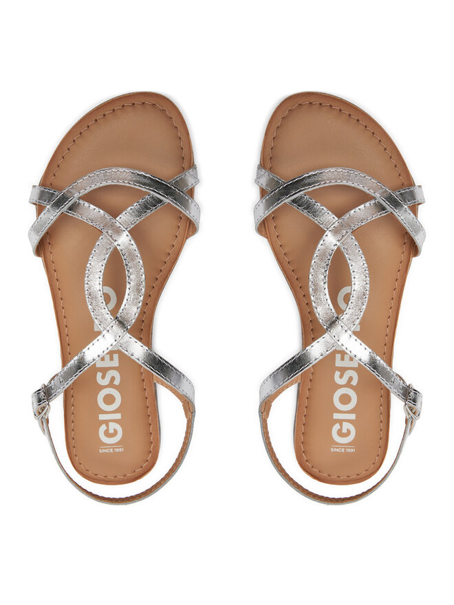 Sandały Gioseppo Lamim 69113-P Srebrny | eobuwie.com.pl