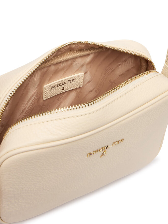 Borsetta Patrizia Pepe CB8985/L001-W405 Écru | escarpe.it