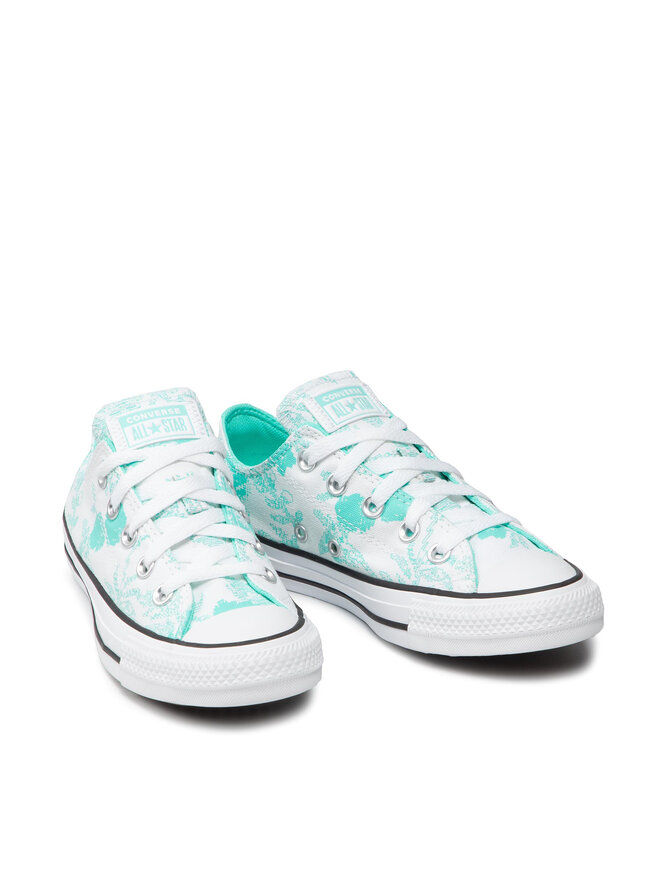 Sneakers aus Stoff Converse Ctas Ox 571388C Weiß | eschuhe.de