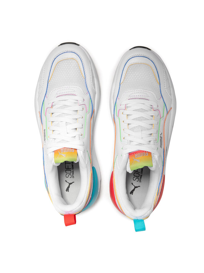 Sneakers Puma X-Ray2 Square Rainbow 368856 01 Weiß | eschuhe.de