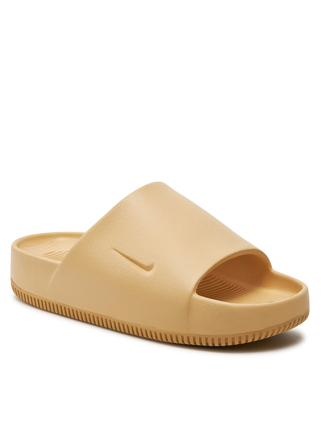 Klapki Nike Calm Slide DX4816 200 Beżowy | eobuwie.com.pl