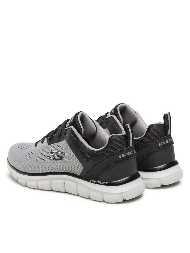 Sneakers Skechers Track Broader 232698/GYBK Grigio | escarpe.it
