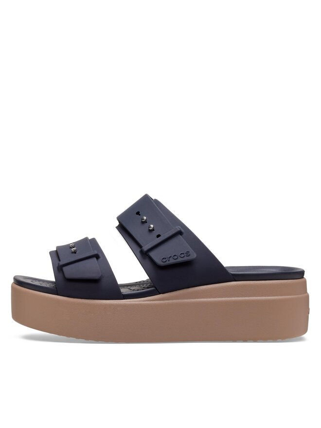 Şlapi Crocs Brooklyn Low Wedge Sandal W 207431 Bleumarin | epantofi.ro