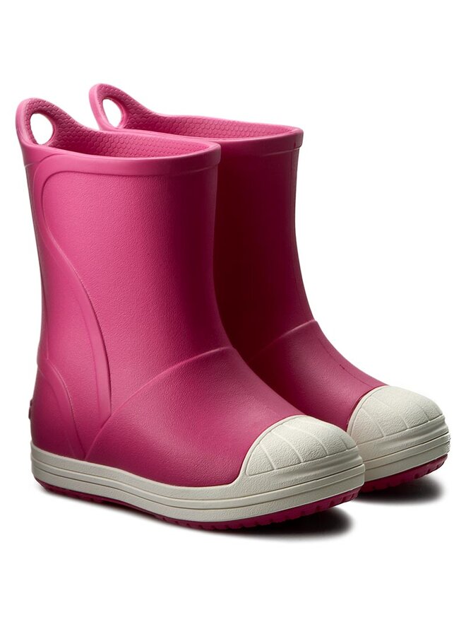 Kalosze Crocs Bump It Boot 203515 Różowy | eobuwie.com.pl
