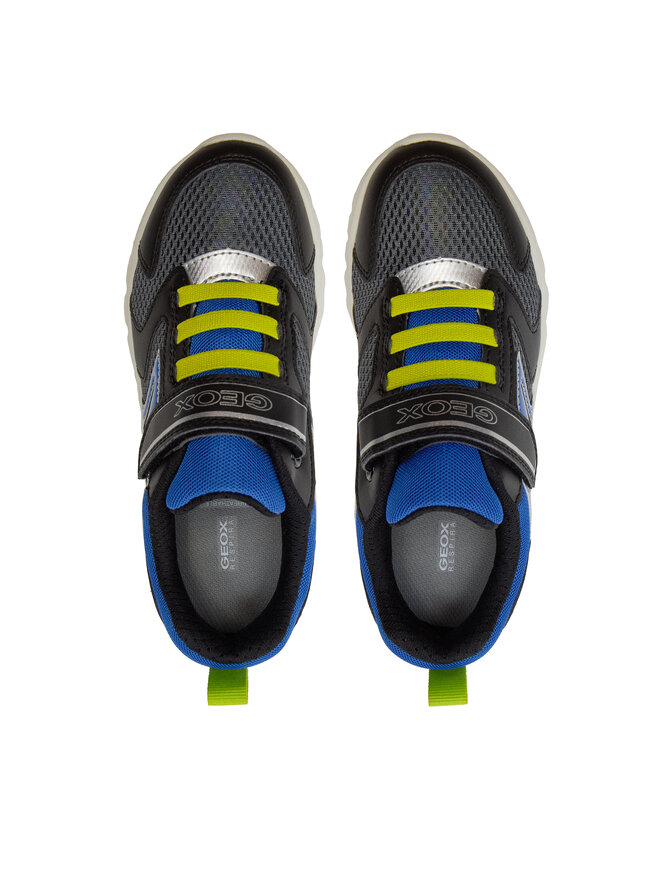 Sneakers Geox J Ciberdron Boy J45LBC 01454 C0071 D Grau | eschuhe.de