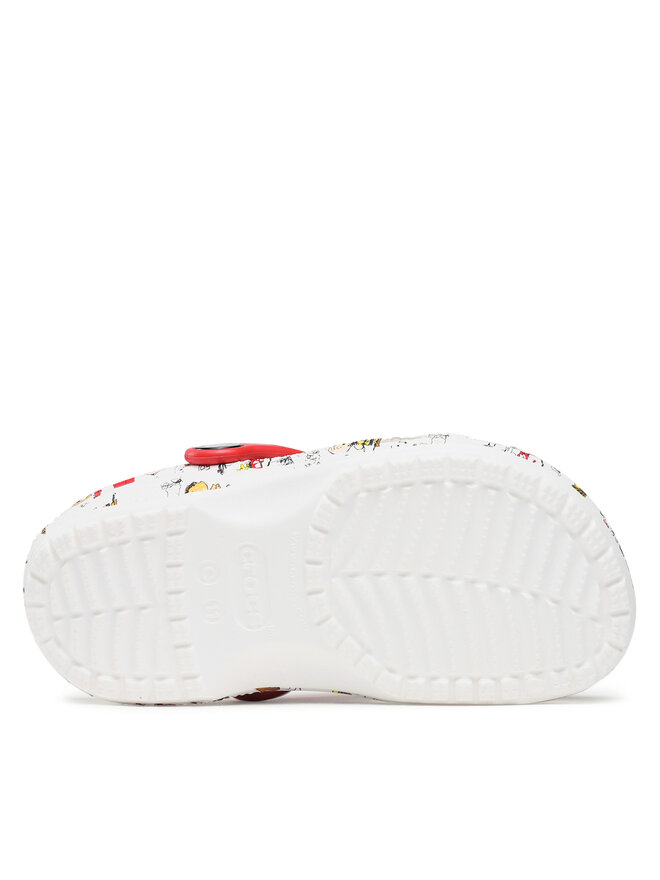 Pantoletten Crocs Crocs Peanuts Classic Clog Kids 208630 Weiß | eschuhe.de